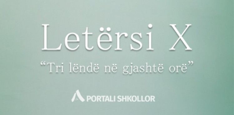 Planifikimi tremujor, letërsi X - Portali Shkollor