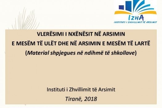 Vlerësimi i nxënësit në arsimin e mesëm të ulët si dhe në arsimin e ...