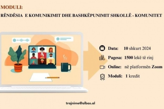 QTPA, trajnim online më 10 shkurt për modulin: “Rëndësia e komunikimit ...