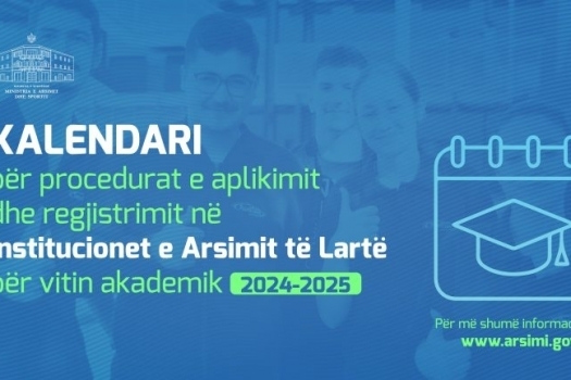 Kalendari i procedurave të aplikimit dhe regjistrimit në universitete ...